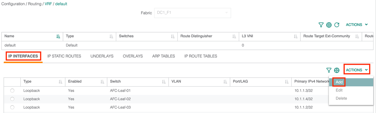 AFC Distributed Gateway SVI Configuration | networkrunt